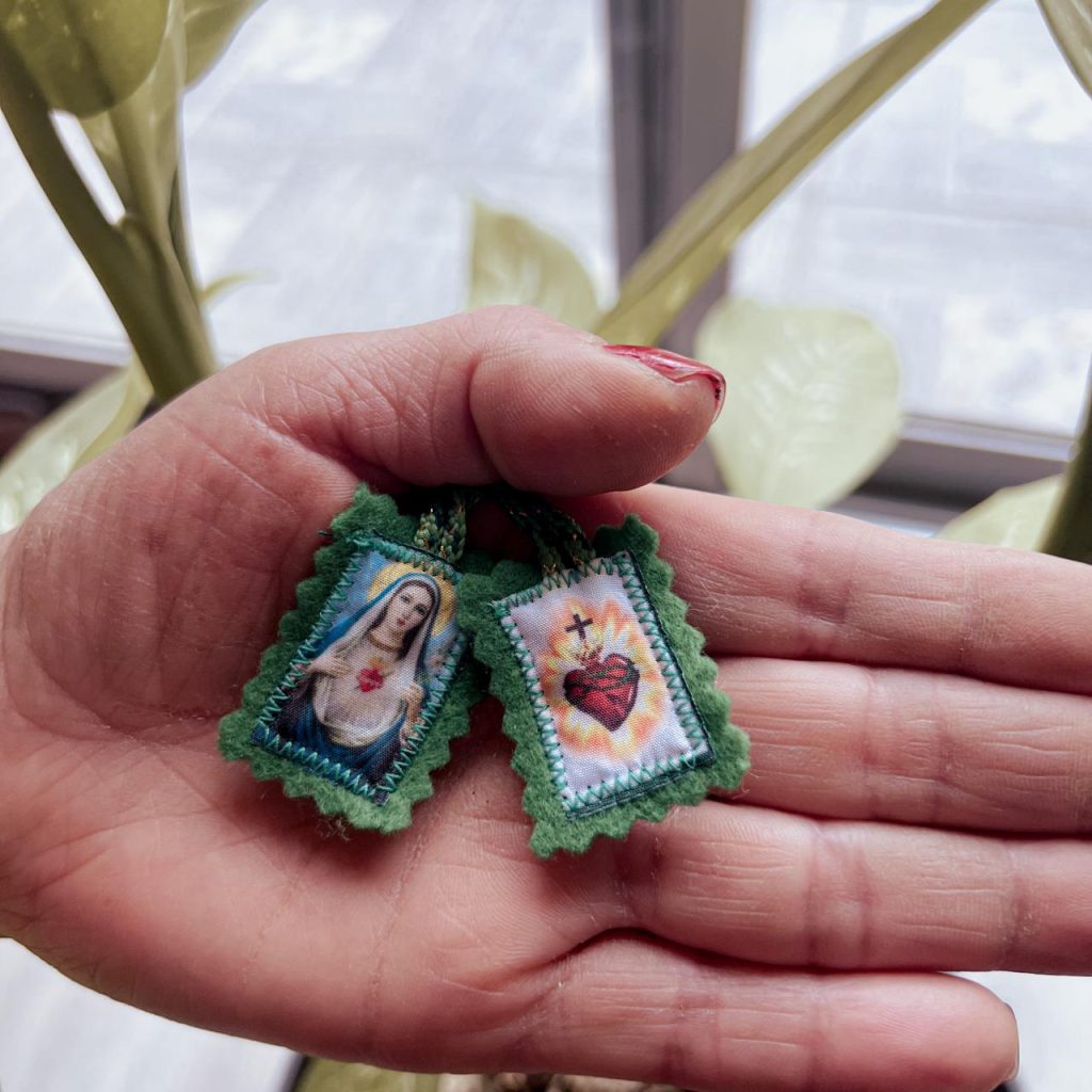 Escapulario Inmaculado corazon de María x 12 – Rinconcito de Jesús